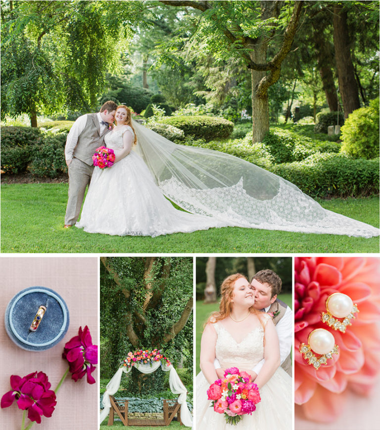 Gardens at Ray Eden Bright Summer Wedding | Louisville Wedding ...